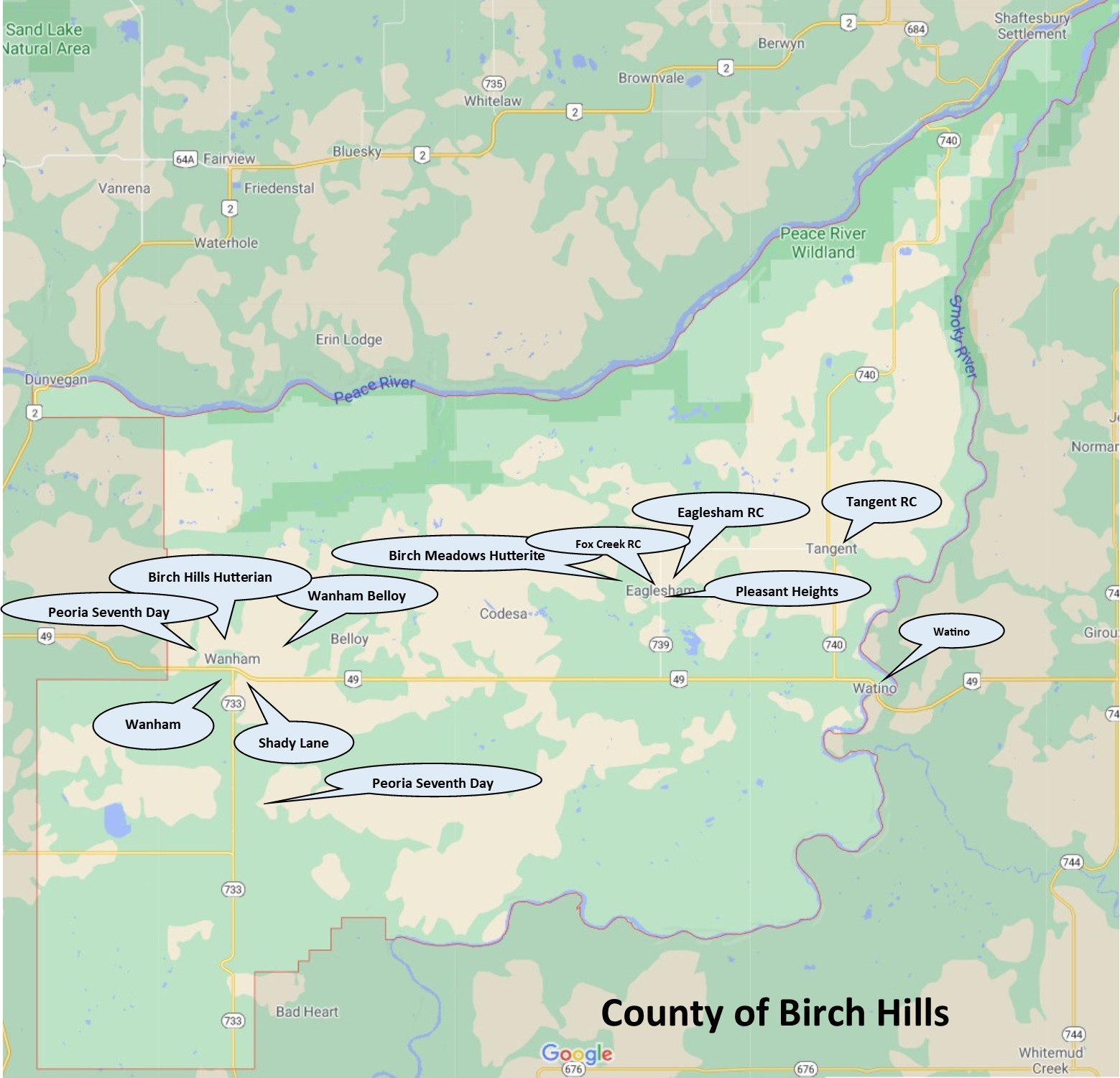 Cemeteries near Grande Prairie, Alberta, Canada